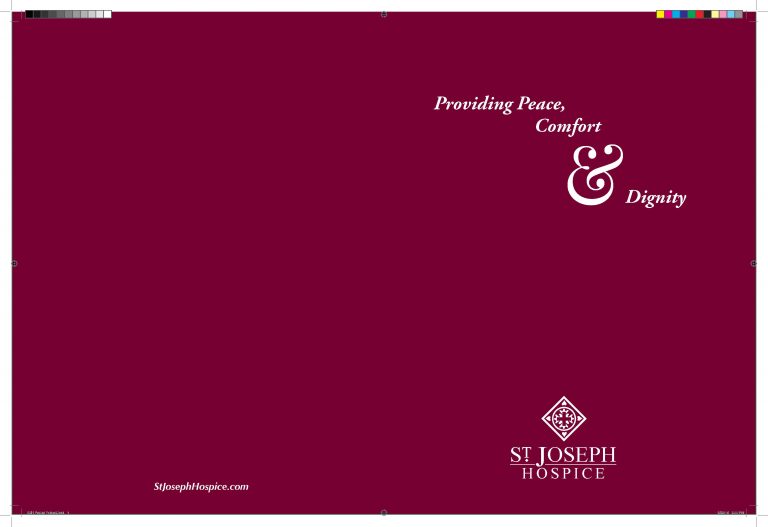 St. Joseph Hospice Pocket Folders – S & S Printing