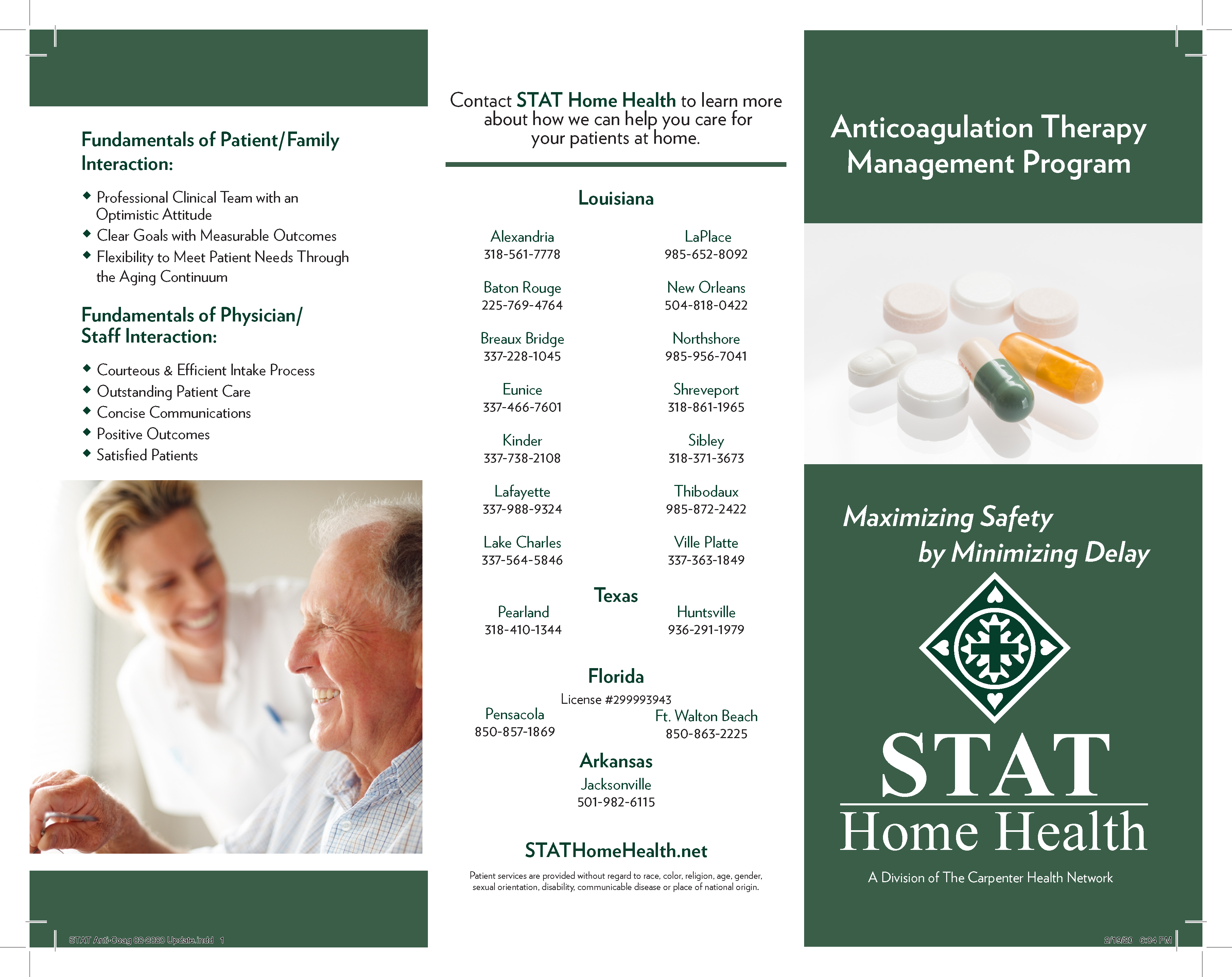 STAT Anticoagulation Brochure [8.5 x 11 trifold] – S & S Printing