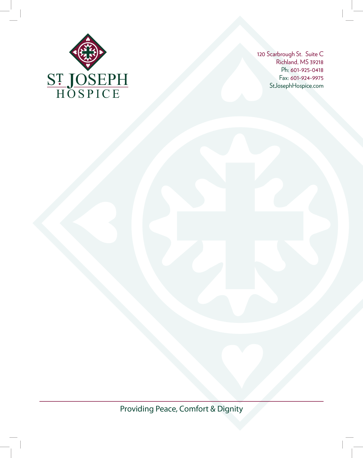 SJH Richland Letterheads – S & S Printing