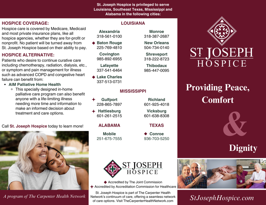 SJH Generic Trifold Brochure [8.5 x 11 trifold] Updated October 2023 ...