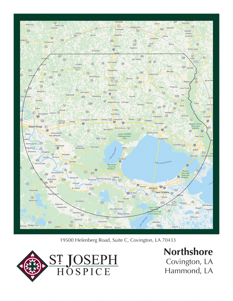 SJH Northshore Covington Map – S & S Printing
