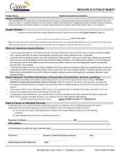 Medicare Hospice Election Statement – Grace Hospice Thibodaux [2-Part ...