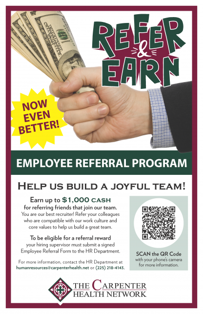 Employee Referral Poster [11×17] – S & S Printing