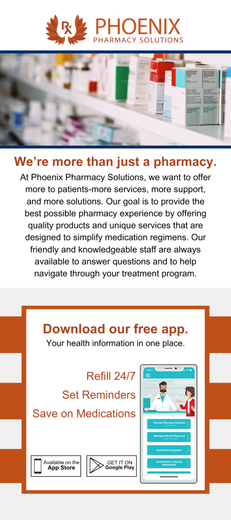 Phoenix Pharmacy Overview Rack Card [4/4 16 pt 4 x 9] Updated June 2024 ...