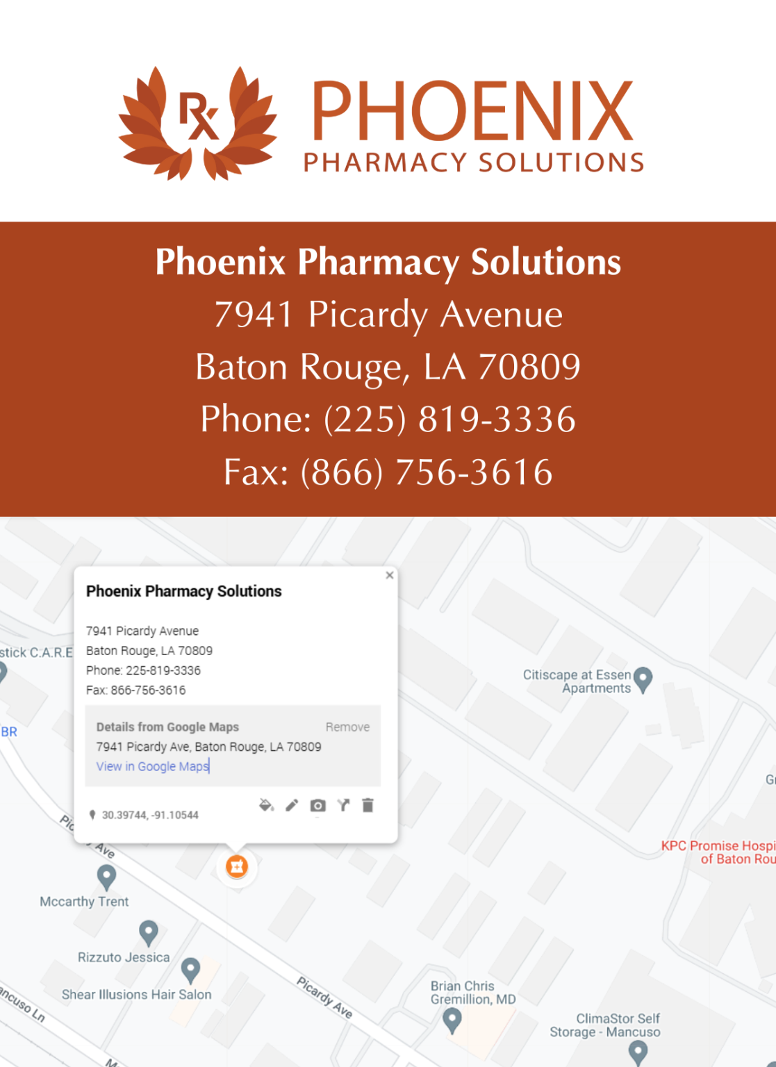Phoenix Pharmacy Patient Info Pad [4/4 4 x 5.5] Updated June 2024 – S ...